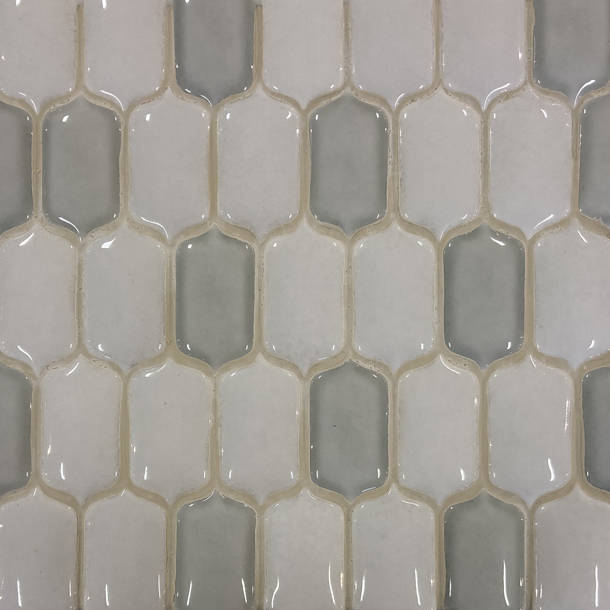 Medici & Co. Palermo Collection Buono 2" x 5" Ceramic Mosaic Wall Tile ...