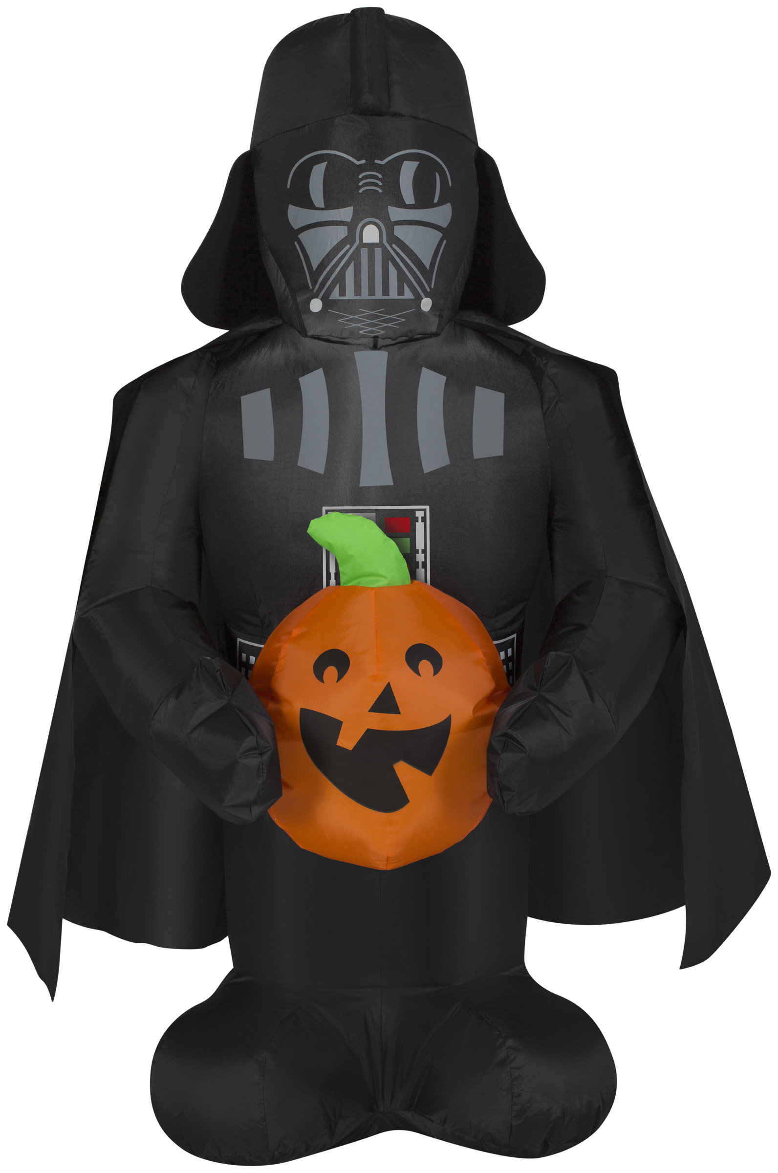 Gemmy Industries Airblown Darth Vader Holding Pumpkin SM Star Wars ...