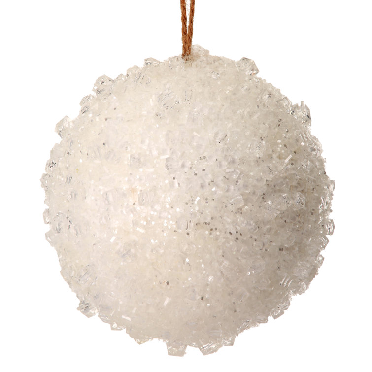 Etta Avenue™ Diamond Ice Ball Ornament & Reviews | Wayfair