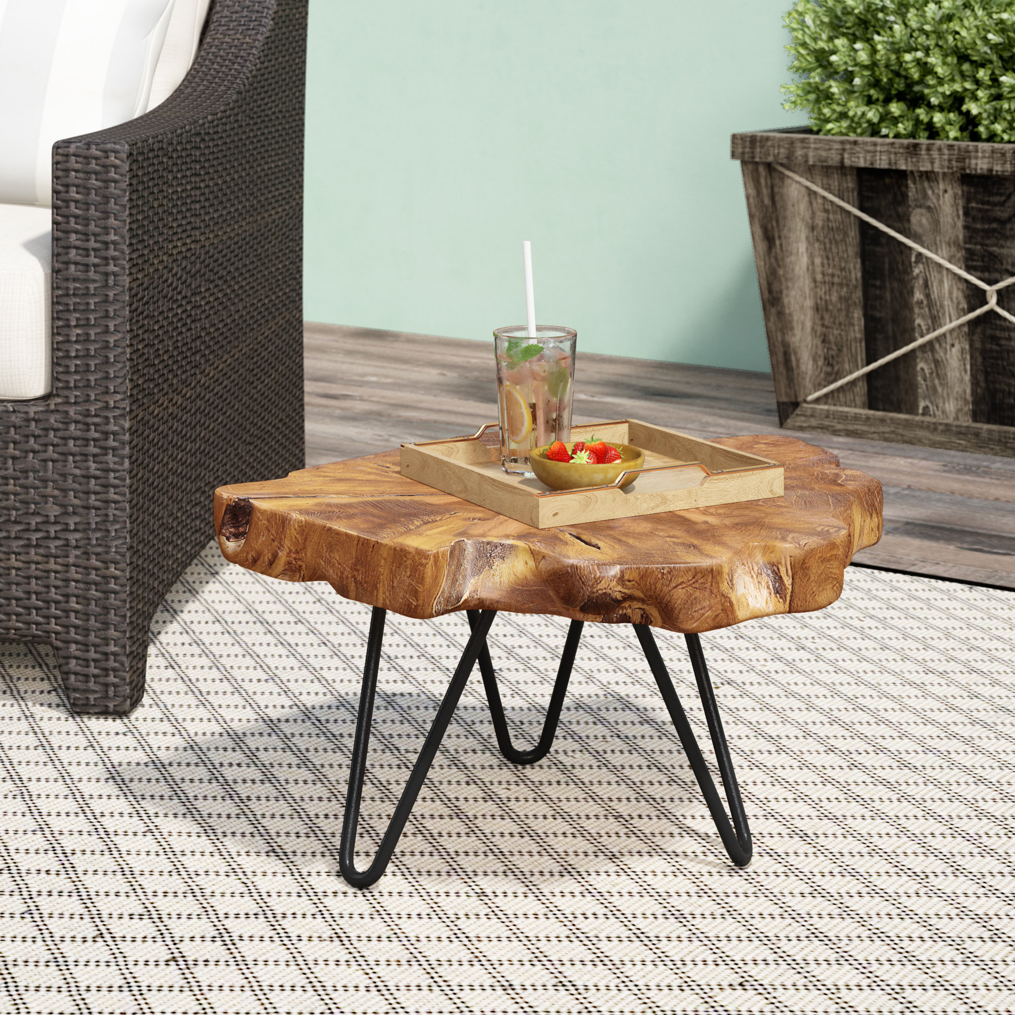 Union Rustic Claverton Down End Table & Reviews | Wayfair