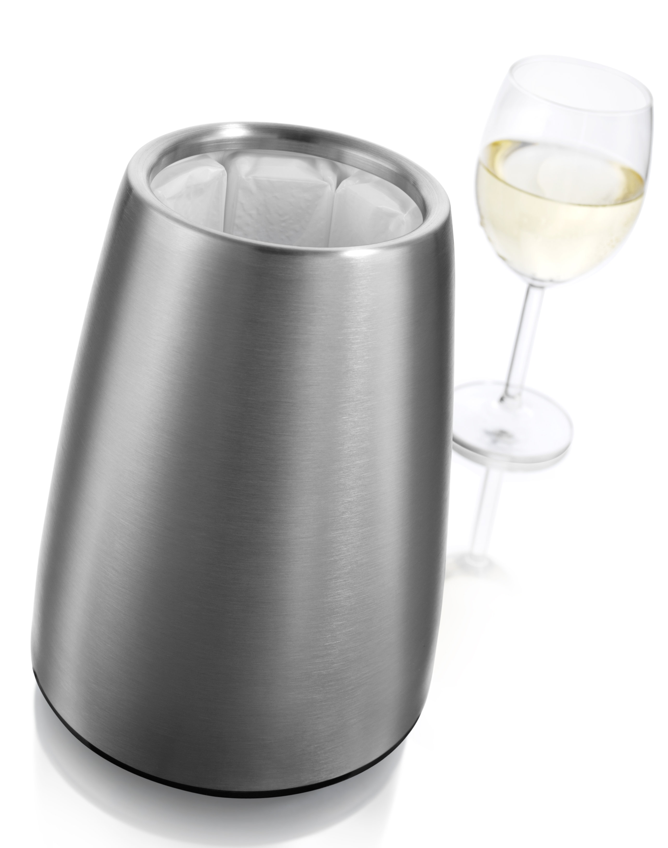 Vacu Vin Elegant Wine Cooler Stainless Steel Wine Bucket & Reviews ...