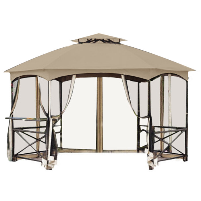 Garden Winds Vineyard Gazebo Replacement Canopy & Reviews | Wayfair