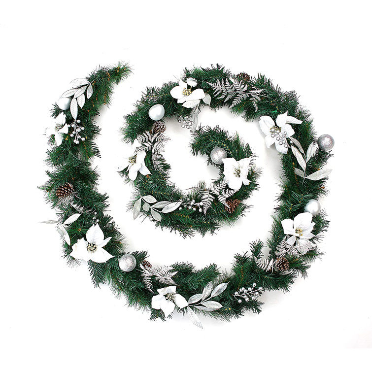 The Seasonal Aisle 360Cm Faux Garland | Wayfair.co.uk