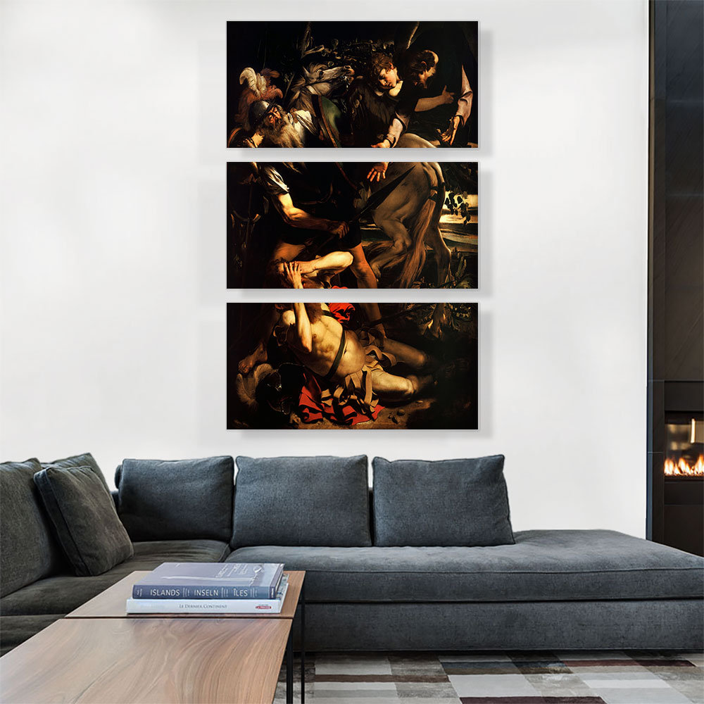 ARTCANVAS The Conversion Of Saint Paul 1601 On Canvas 3 Pieces by ...