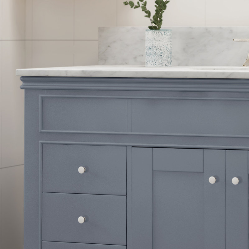 Home Loft Concepts Janice Locke 48" Single Bathroom Vanity Base Only ...