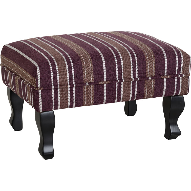 Marlow Home Co. Mont Wide Rectangle Striped Footstool & Reviews ...