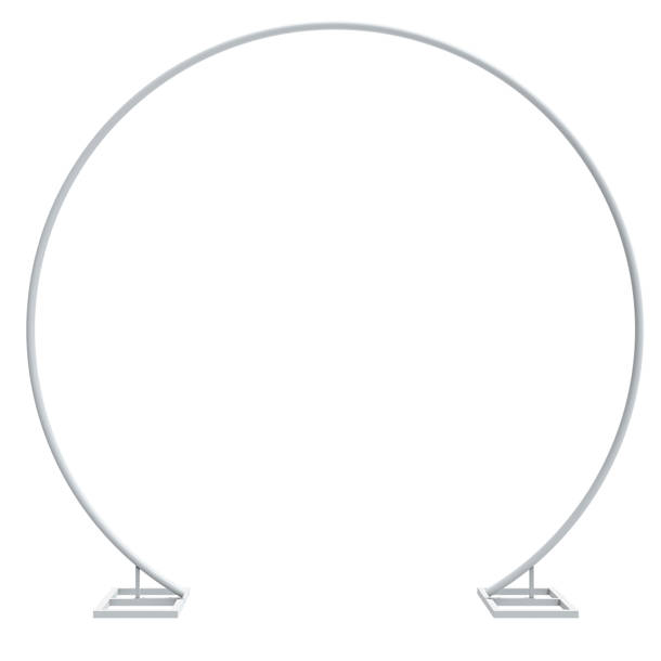 LUVODI Round Iron Wedding Archway Backdrop Stand & Reviews | Wayfair