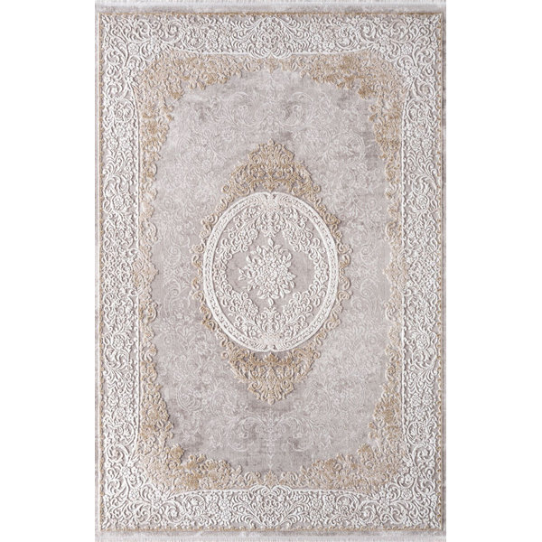 One Allium Way® Ballentine Oriental Gray Indoor / Outdoor Area Rug ...