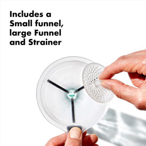 OXO Grips 3-Pieces Plastic Funnel Set & Reviews | Wayfair