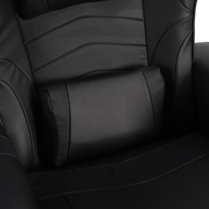 Inbox Zero Reclining Ergonomic Faux Leather Swiveling PC & Racing Game ...