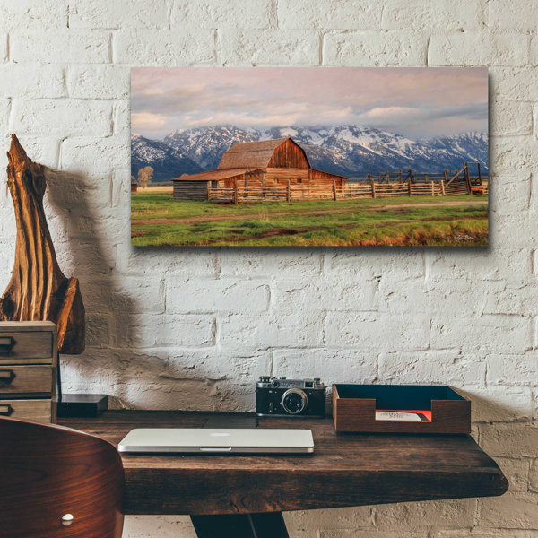 August Grove® Epic Art 'Mormon Row II' Mormon Row II by - Unframed ...