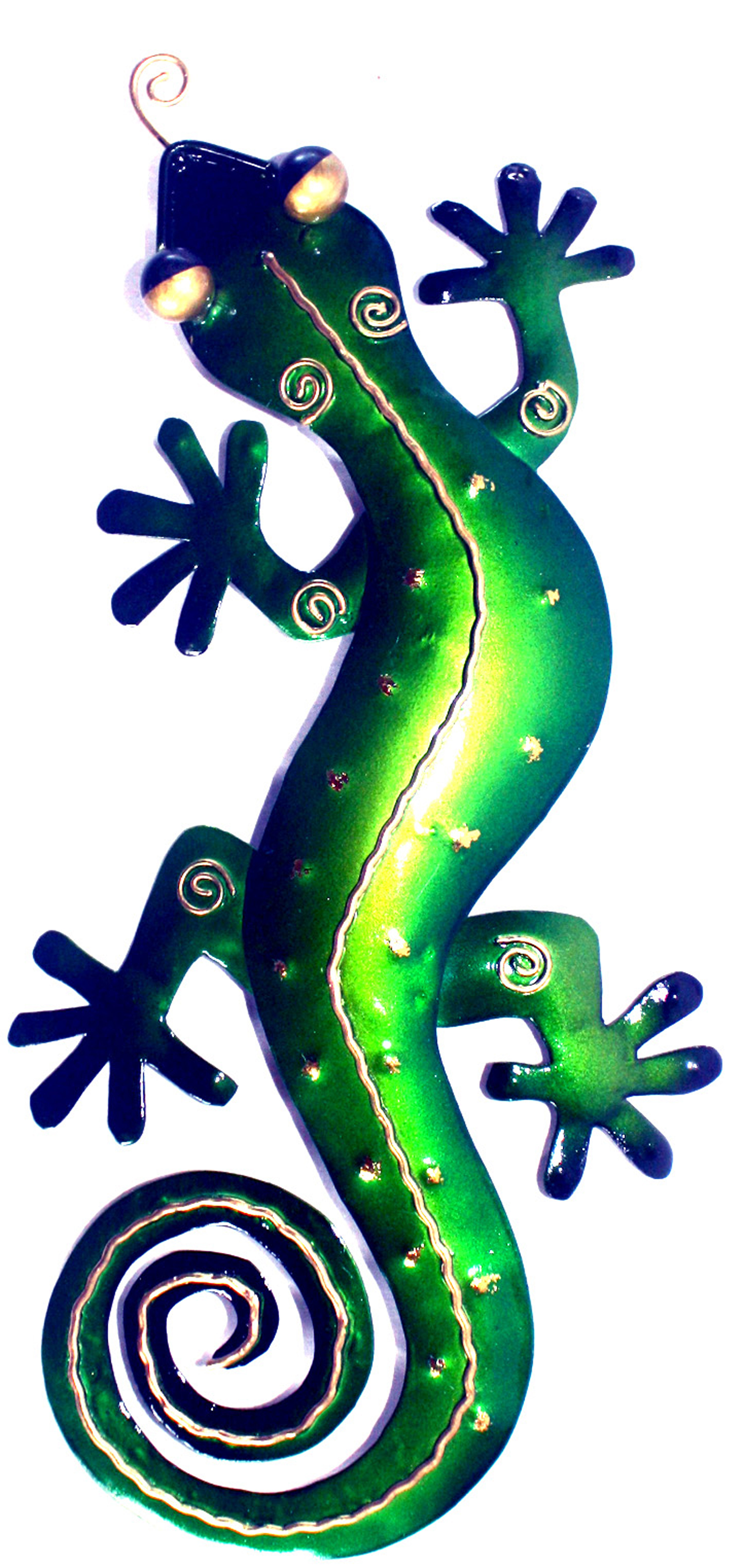 Bungalow Rose Iron Gecko Wall Décor & Reviews | Wayfair