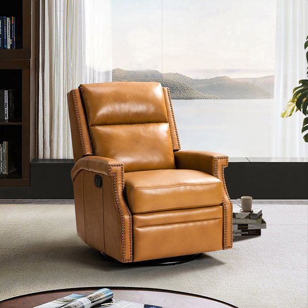 Leather-recliner-rocker-chair | Wayfair
