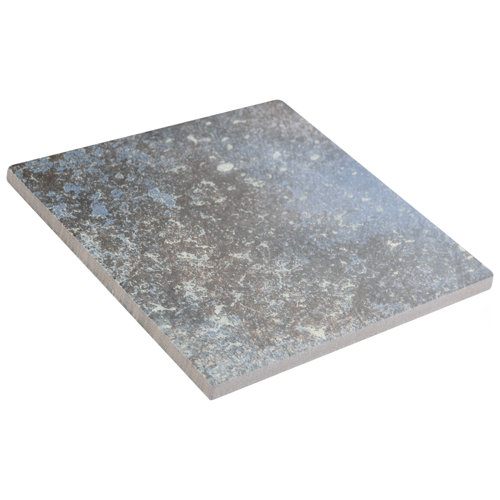 Merola Tile Biotech Ocean 6" x 6" Porcelain Stone Look Wall & Floor ...