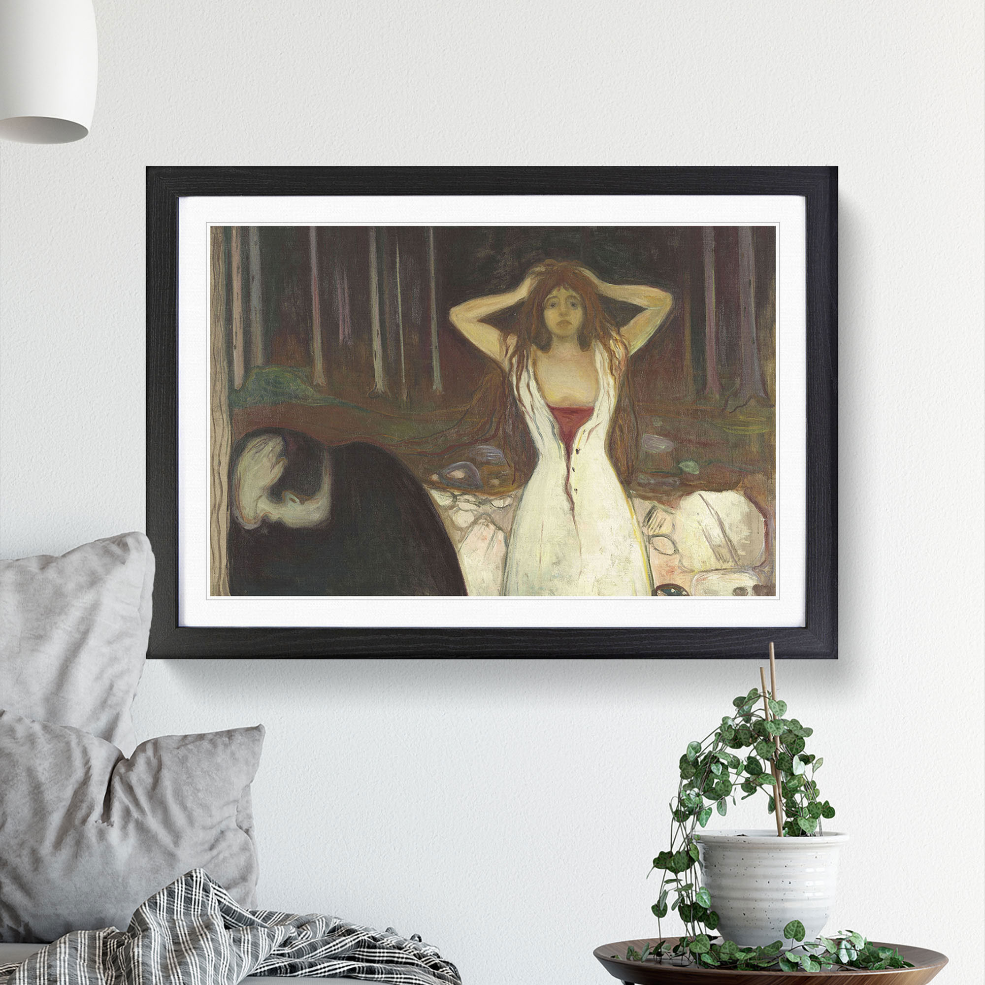 East Urban Home Ashes by Edvard Munch - Picture Frame Painting ...