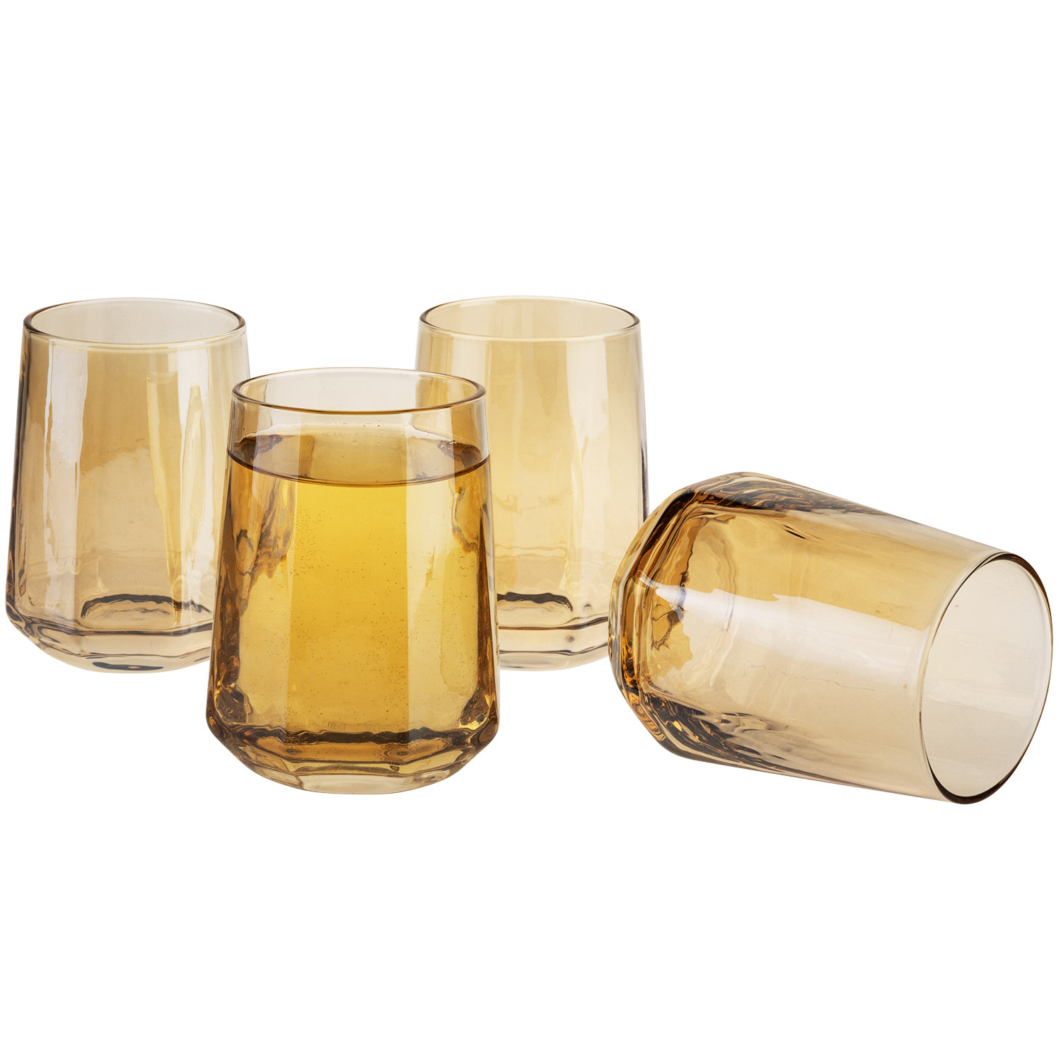 Mercer41 Elguja 4 - Piece 12oz. Glass Glassware Set | Wayfair