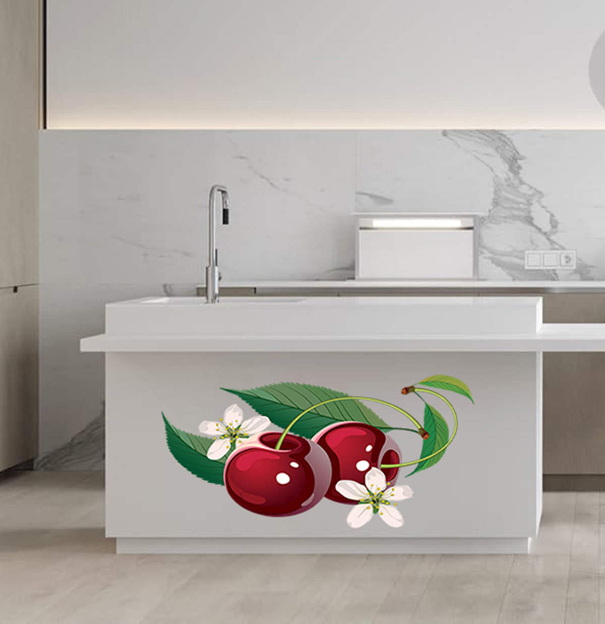 Trinx Cherry Decal, Cherry Sticker, Cherry Wall Decor | Wayfair