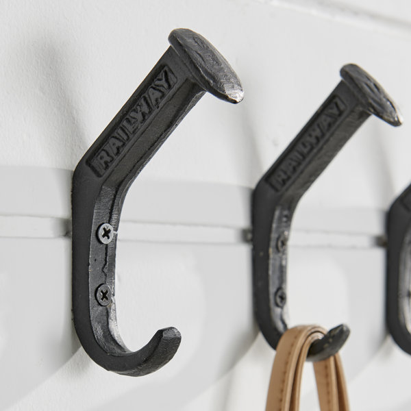 The Twillery Co.® Conkling Metal 6 - Hook Wall Hook & Reviews | Wayfair