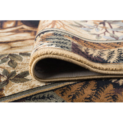 Threadbind Performance Beige/Brown Rug & Reviews | Wayfair