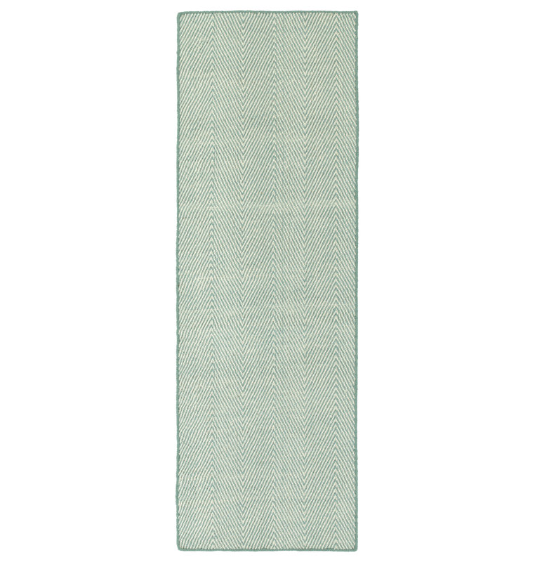 Ivy Bronx Buell Handmade Flatweave Performance Light Blue Rug & Reviews ...