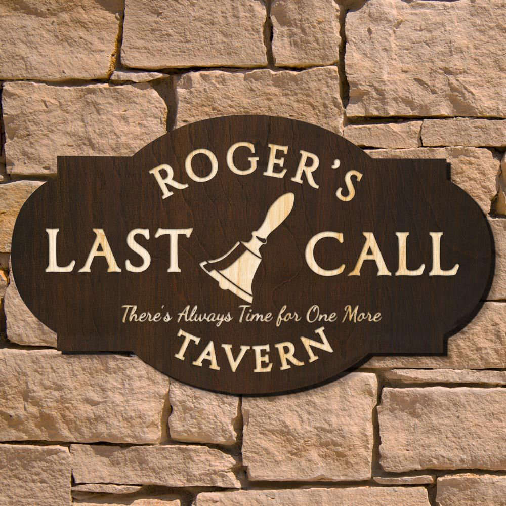 Winston Porter Last Call Custom Pub Sign Wall Décor | Wayfair