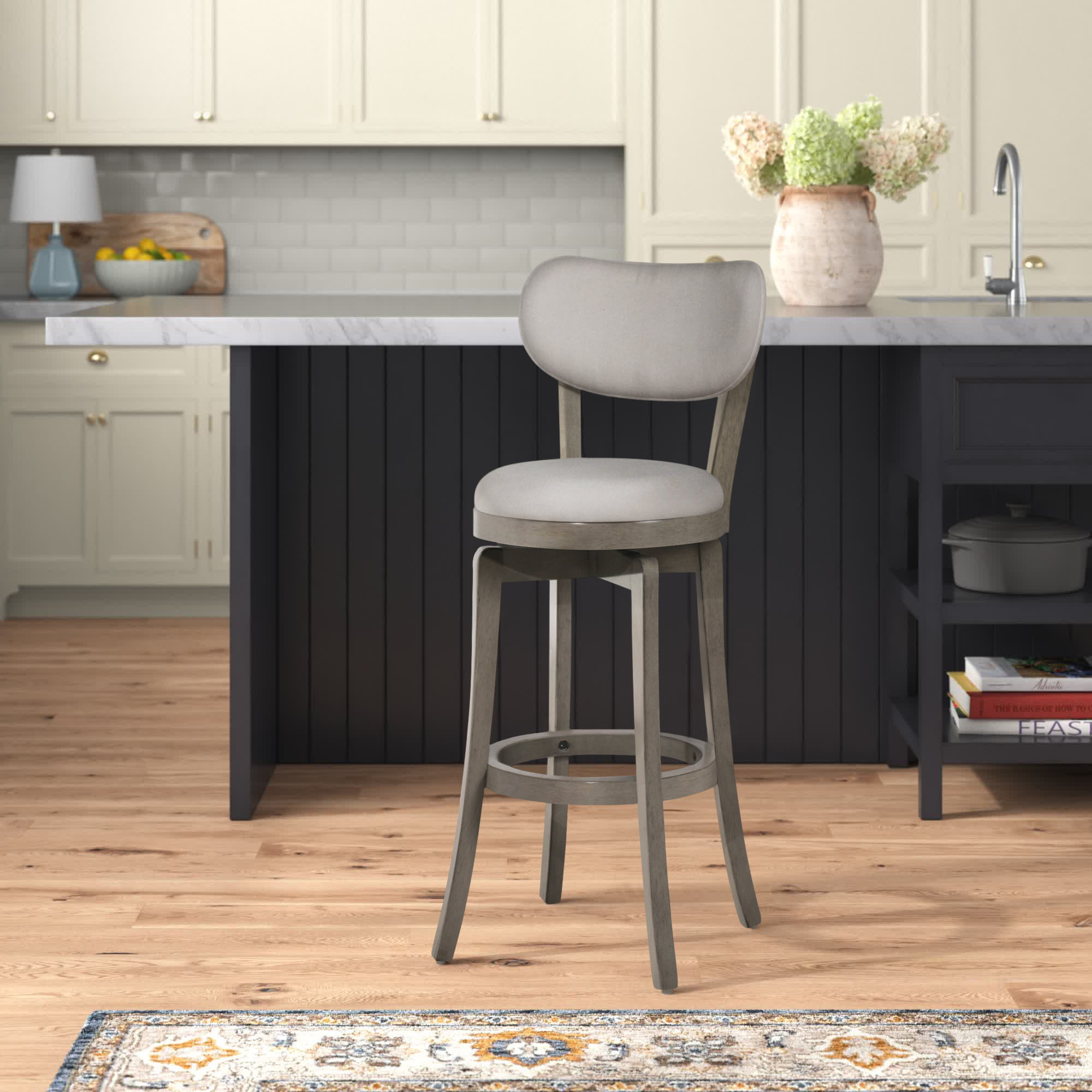 Three Posts™ Neriah Swivel Bar & Counter Stool & Reviews | Wayfair