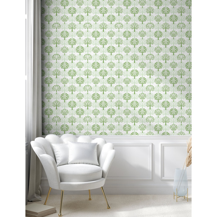 Winston Porter Jacqualyn Peel & Stick Geometric Wallpaper | Wayfair