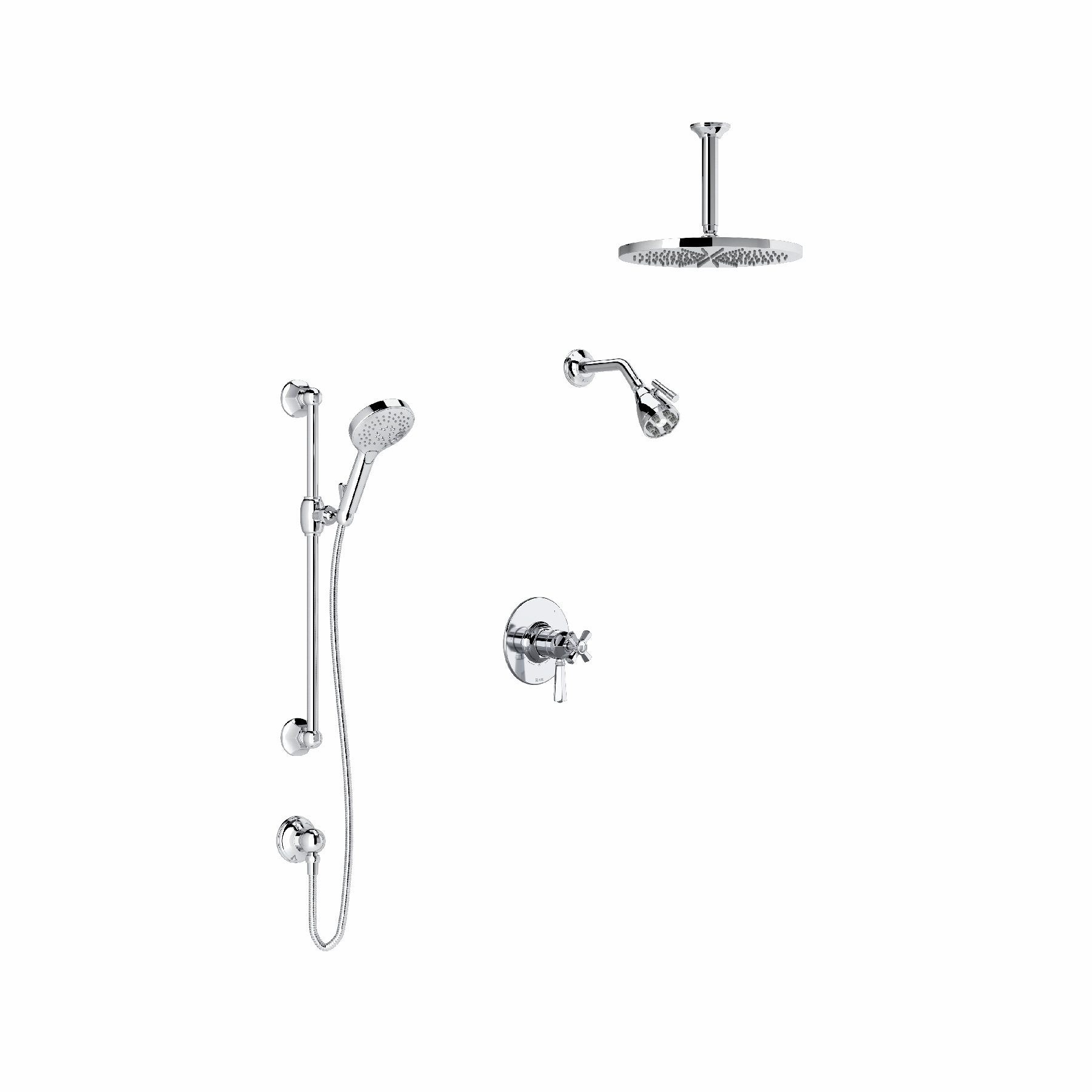 House of Rohl Palladian Pressure Balanced Shower Faucet with Rough-in ...