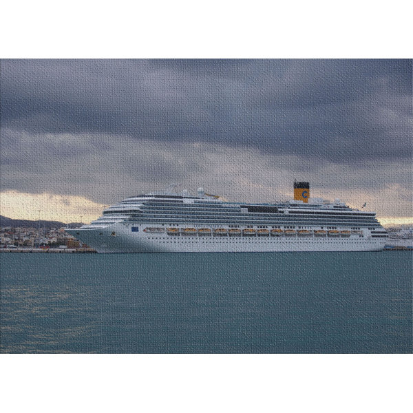 East Urban Home Cruise Ship Blue Area Rug | Wayfair