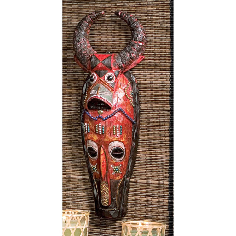 Design Toscano Masks of the Congo Cape Buffalo Wall Décor & Reviews ...
