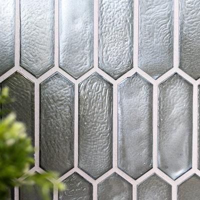 MSI Pixie Cloud 9.82" X 11.52" Paper Face Glass Mosaic Tile | Wayfair