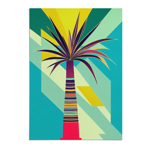 Bay Isle Home XV1022-379X Abstract Palm Tree - Graphic Art | Wayfair.co.uk