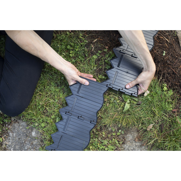 Master Mark Plastics 6 in. H x 20 ft. W Poundable Edging & Reviews ...