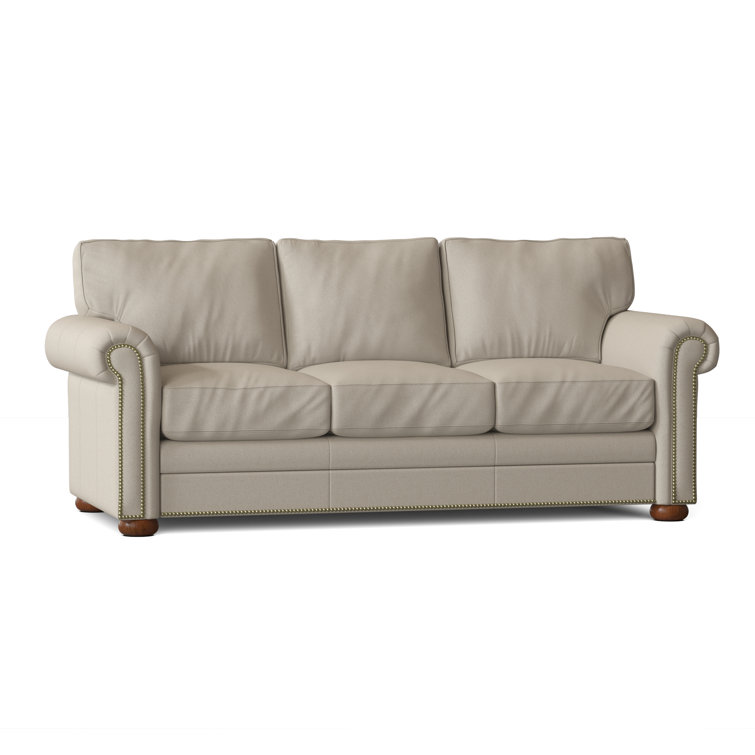 Omnia Leather Savannah 82'' Leather Sofa & Reviews - Wayfair Canada
