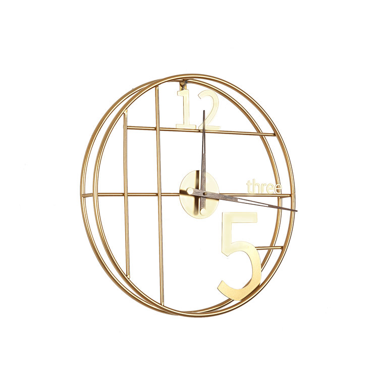 Ophelia & Co. Wakita Metal Wall Clock | Wayfair.co.uk