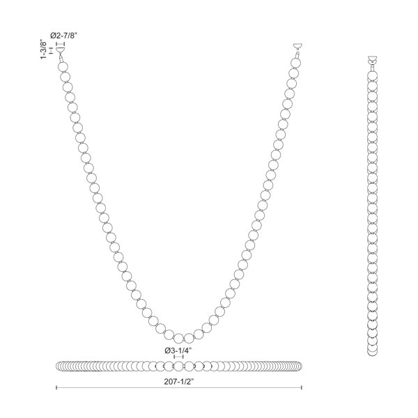 Alora Lighting Akoya 1 - Light LED Pendant | Perigold