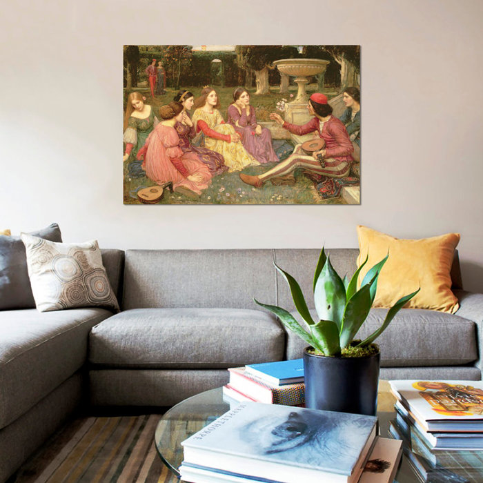 Vault W Artwork The Decameron, 1916 by John William Waterhouse ...