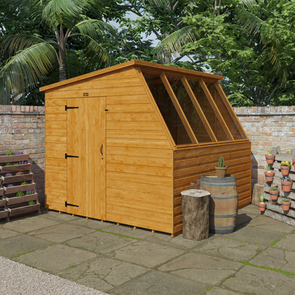 Tiger Sheds Tiger 8 Ft. W x 8 Ft. D Shiplap Pent Wooden Shed | Wayfair ...