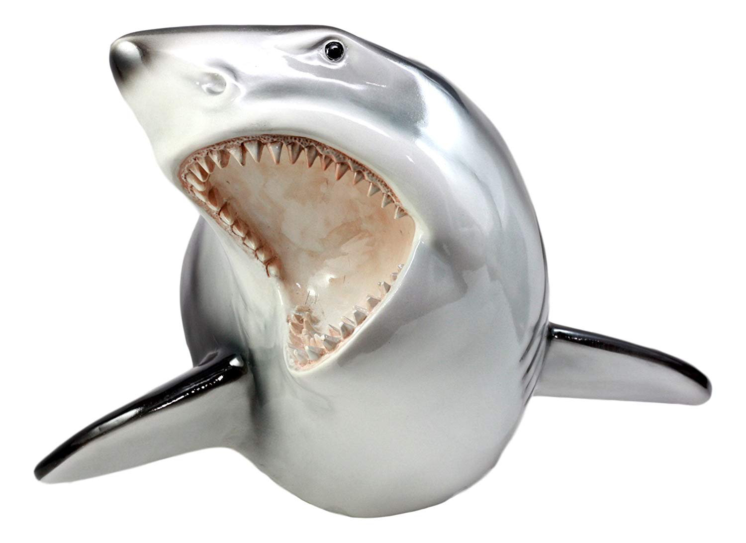 Longshore Tides Great Shark Trophy Sculptural Hanging Wall Décor | Wayfair