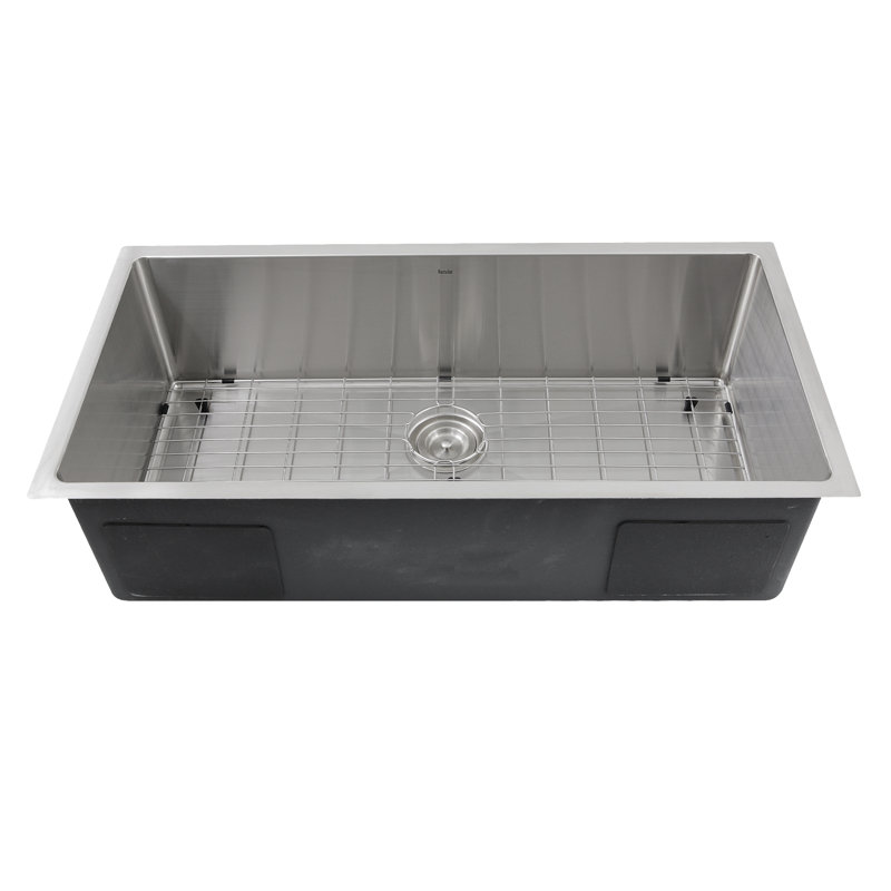 Nantucket Sinks Pro Series 18'' W Single Bowl Stainless Steel ...
