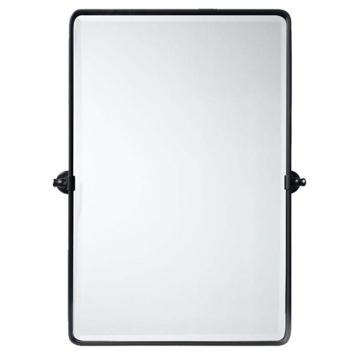 Red Barrel Studio® Woodvale Rectangle Metal Wall Mirror & Reviews | Wayfair