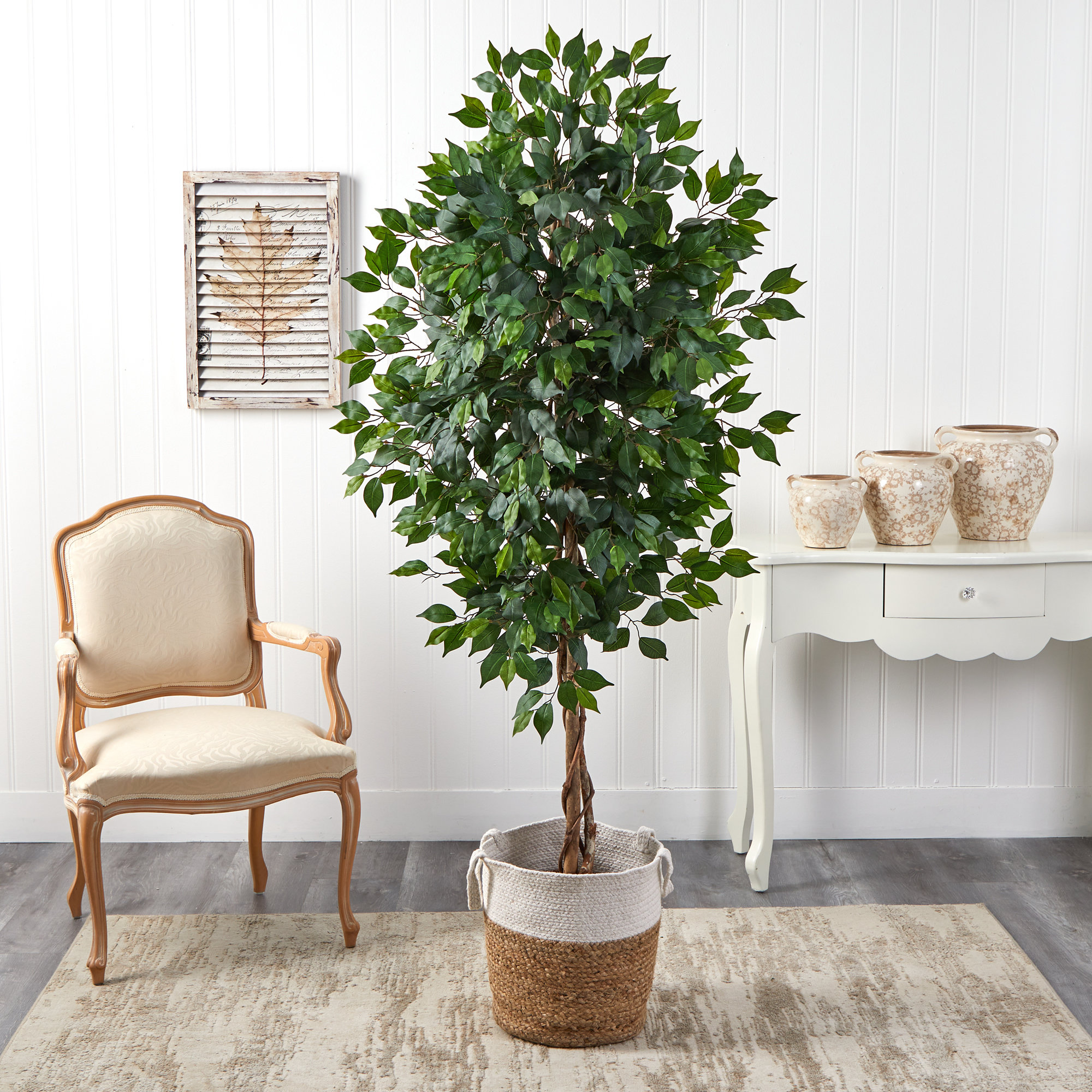 Primrue 72'' Faux Ficus Tree in Planter | Wayfair