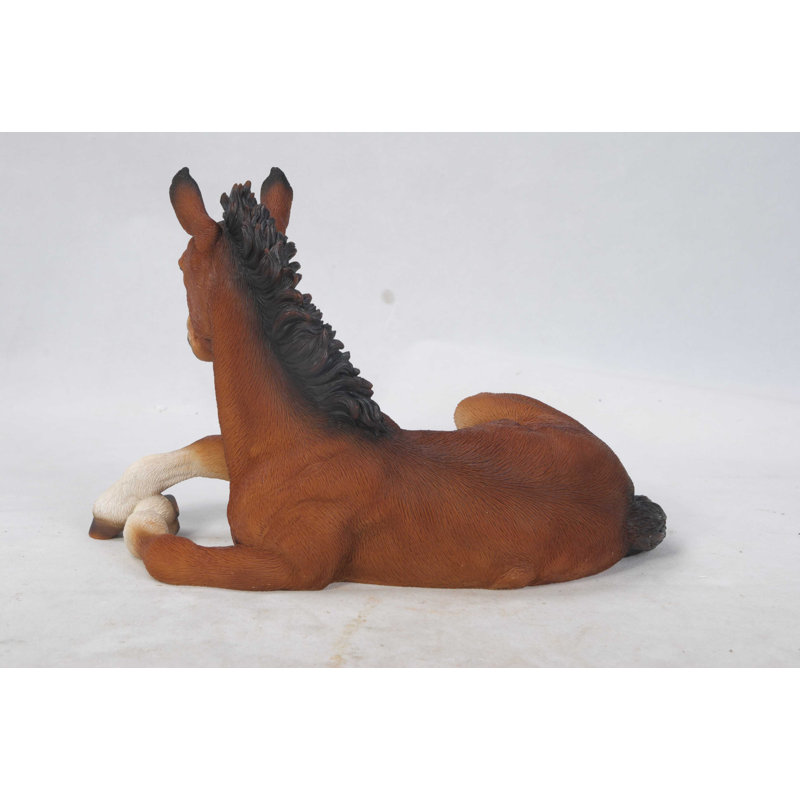 Hi-Line Gift Ltd. Laying Down Horse Colt Statue & Reviews | Wayfair