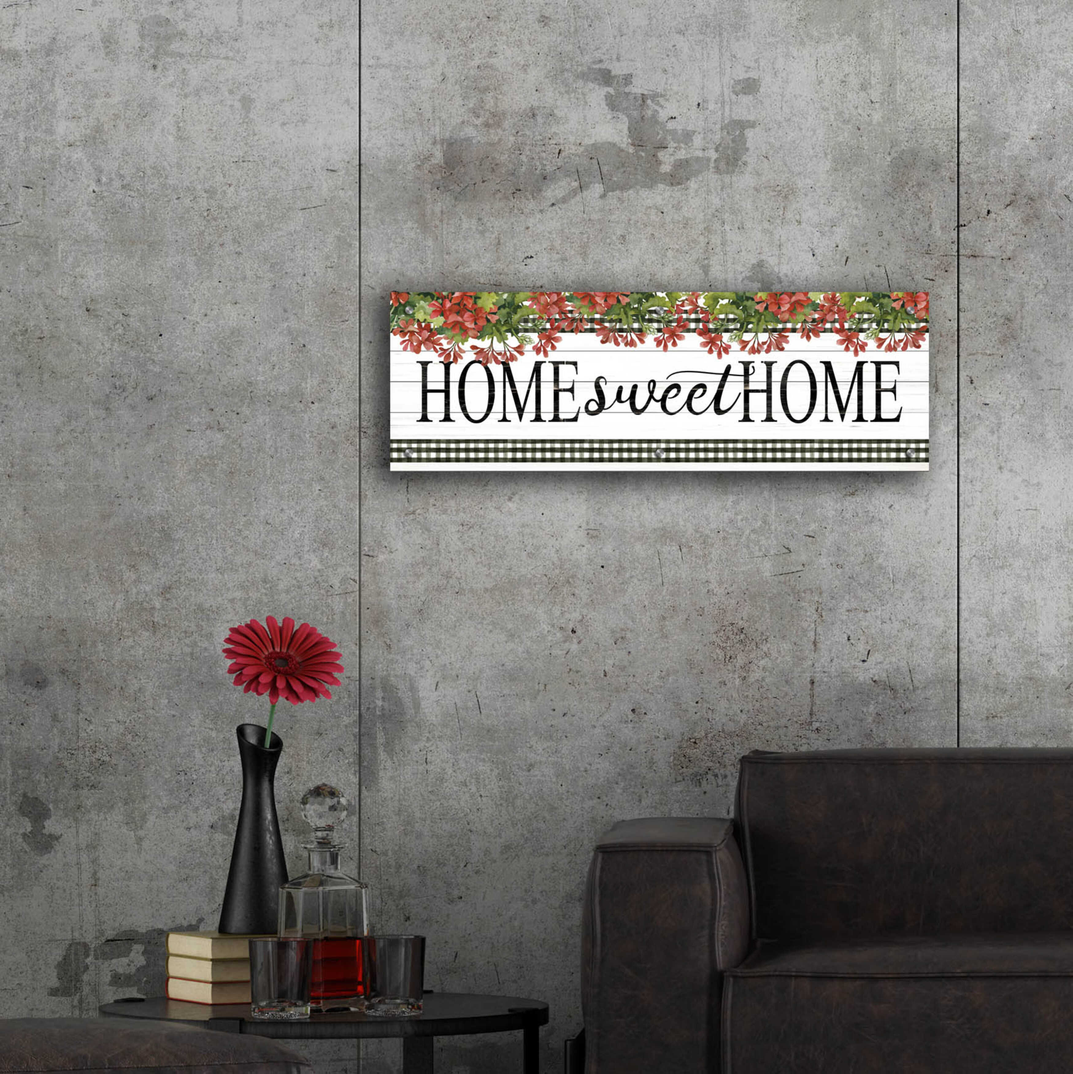 August Grove® Home Sweet Home Banner by - Unframed Panoramic Textual ...
