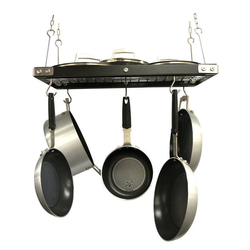 Range Kleen 24-Piece Rectangle Pot Rack Set & Reviews | Wayfair