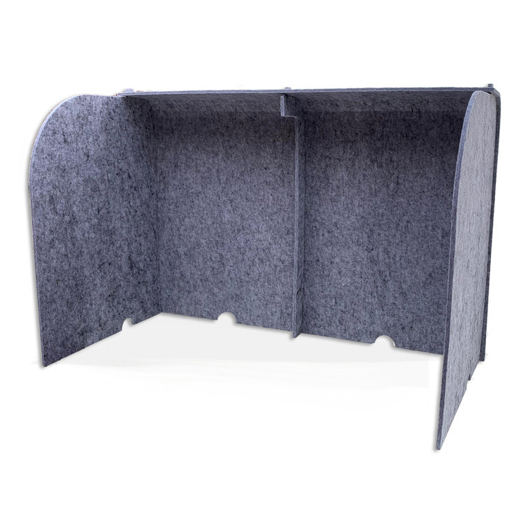 Ghent Desktop Surround Protection 3 Panel Desk Privacy Panel | Wayfair