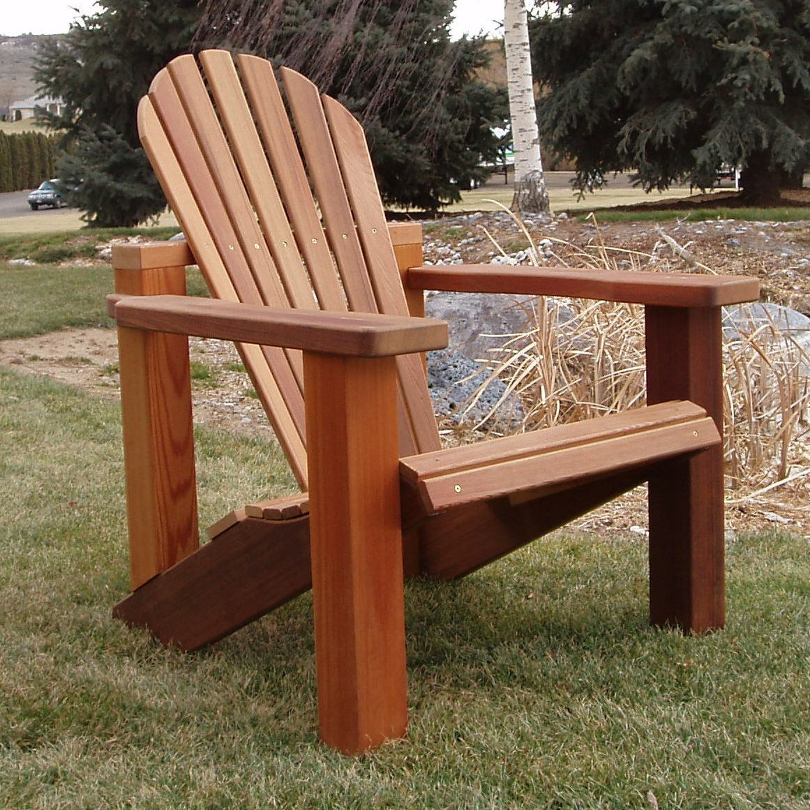 Rosecliff Heights Verna Cedar Outdoor Adirondack Chair | Wayfair
