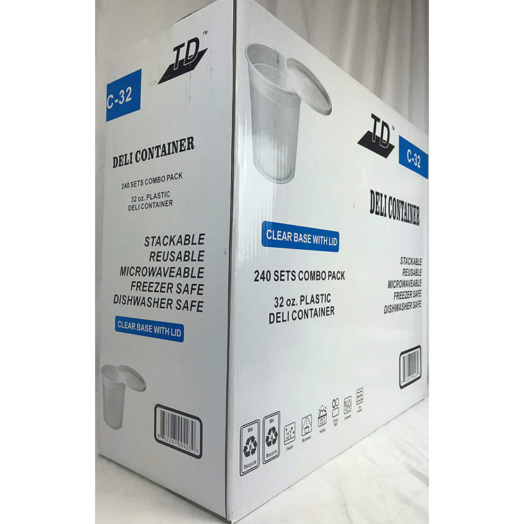 TD Maple Trade "TD" Microwave Deli Soup 32 Oz Containers | Wayfair