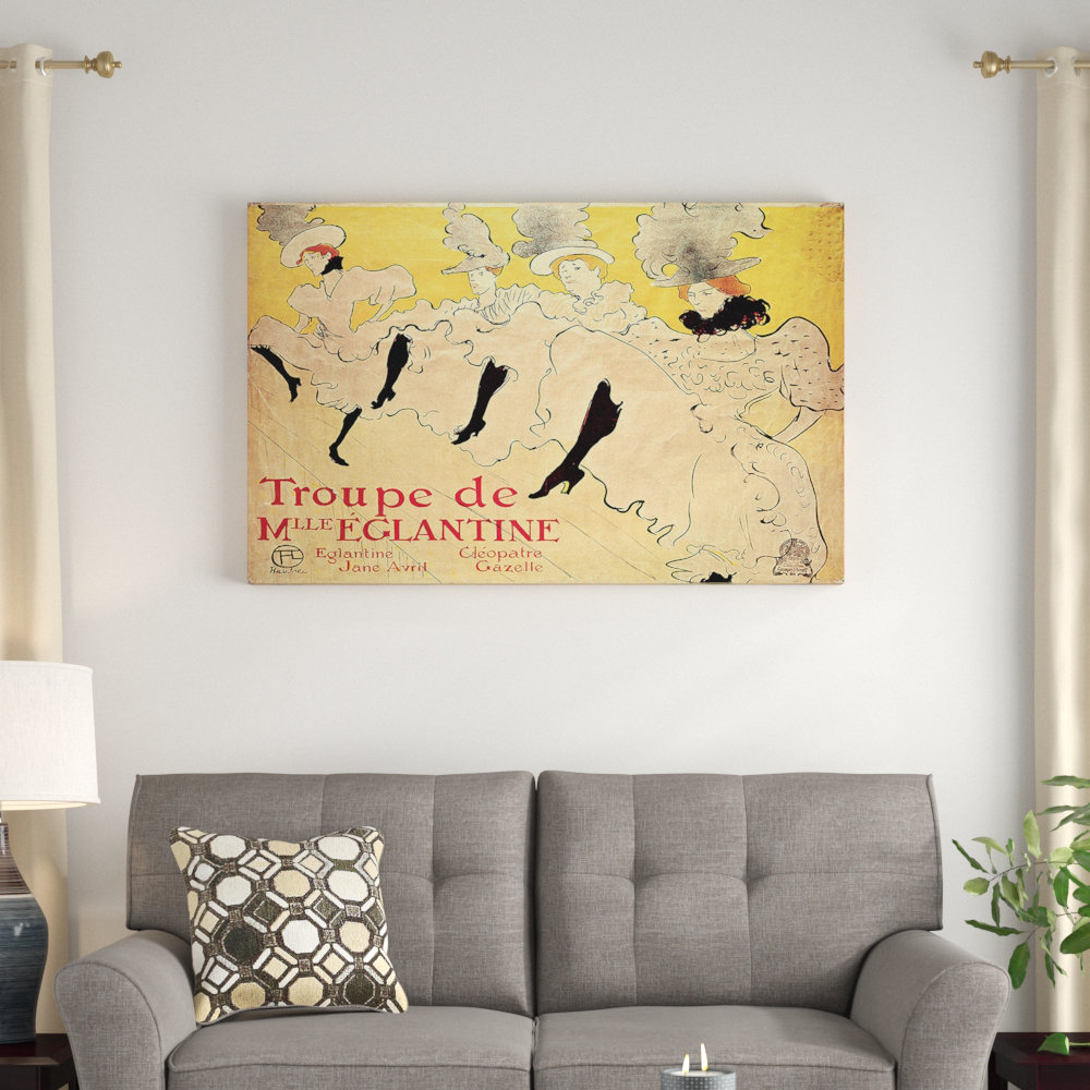 Vault W Artwork La Troupe De Mademoiselle Eglantine by Henri De ...