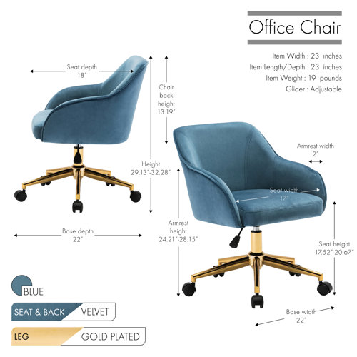 Hykkon Jace Chewning Desk Chair & Reviews | Wayfair.co.uk